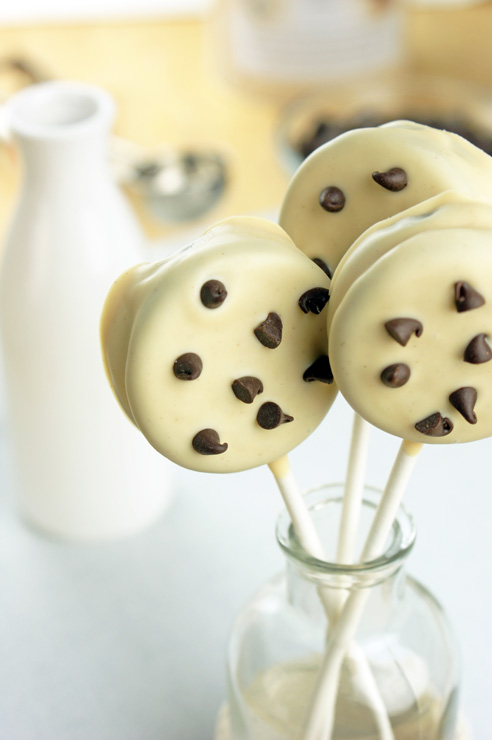 Chocolate Chip Cookie Lollipops | CANDIQUIK