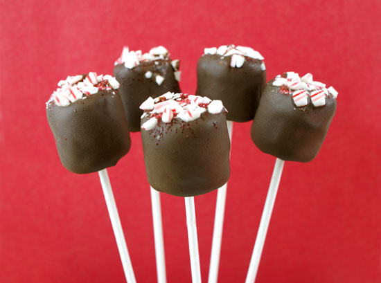 Candy Cane Marshmallow Pops | CANDIQUIK